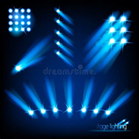 Stage Lights Vector