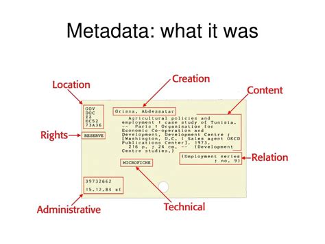 PPT Importance Of Metadata For Resource Organization PowerPoint Presentation ID 3352100