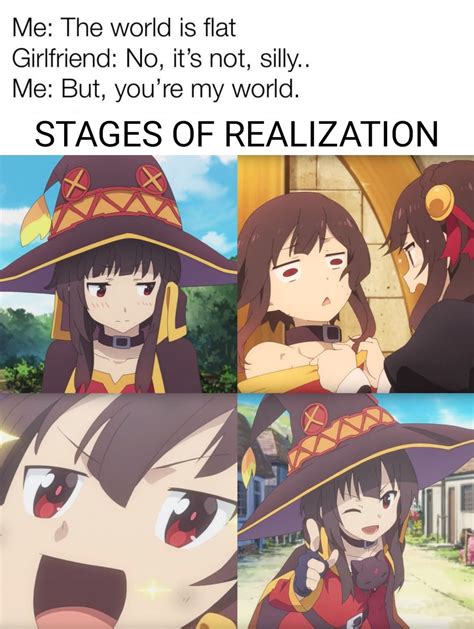 Megumin Is Flat As A Cutting Board R Goodanimemes