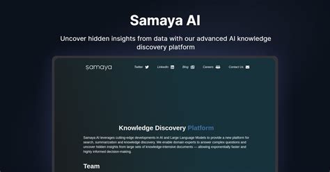Samaya Ai Revolutionizing Knowledge Discovery With Ai Deepgram