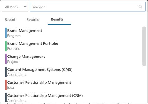 Search For Plans With The Global Search Bar Support