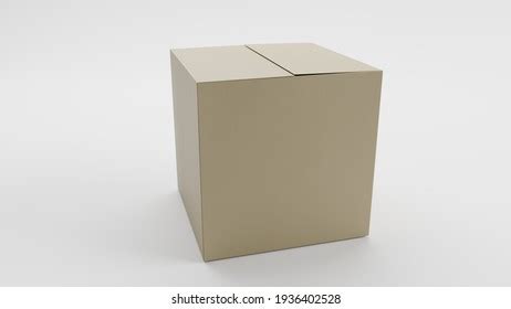 Single Cardboard Box Package Shipping Delivery Stock Illustration