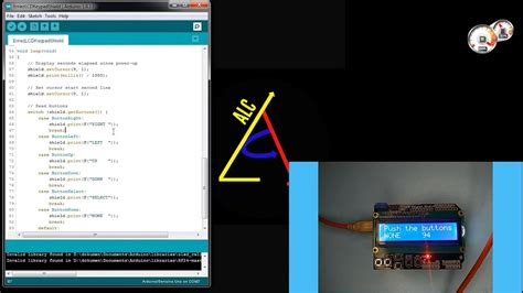 Cara Menggunakan Module Lcd Keypad Shield Arduino Youtube