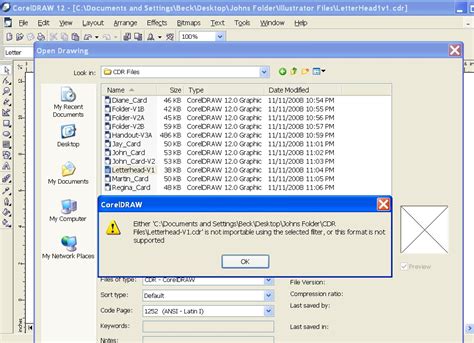 Is The Attached CORAL File Corrupt Corel Digital Signage Other Products CorelDRAW Community