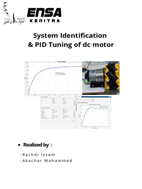 Project Update System Identification And Pid Tuning Pdf Electric Motor Control Theory
