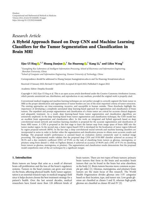 Pdf A Hybrid Approach Based On Deep Cnn And Machine Learning