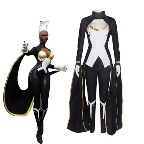 Movie X Force Storm Cosplay Uncanny Black Uniform Costume Women Men
