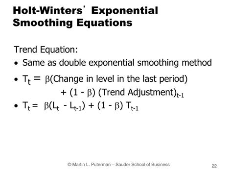 Ppt Babs 502 Moving Averages Decomposition And Exponential Smoothing
