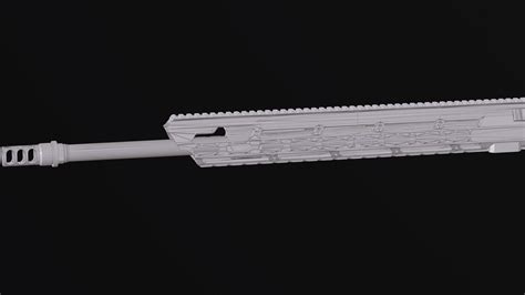 3D model Modular Sniper Rifle MK 18 Mjolnir VR / AR / low-poly | CGTrader
