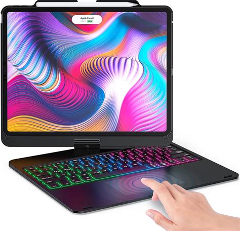 Buy Touchpad Keyboard Case For IPad Pro 12 9 2021 5th Generation2020 4th Gen2018 3rd Gen IPad