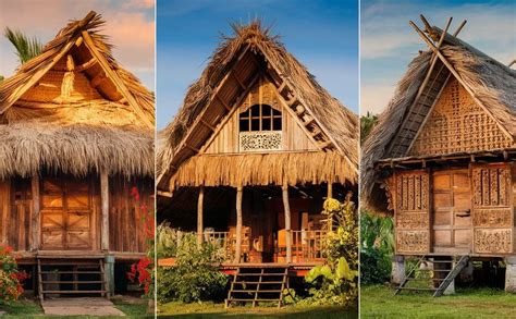 Filipino Architectural Styles Nipa Hut Variations Pinas Culture