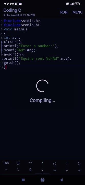 Print Square Root Of Any Number In C Calmdown Shortvideocoding Codinglifecshortsshort