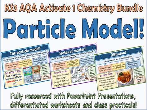 Particle Model AQA Activate KS Science Bundle Teaching Resources