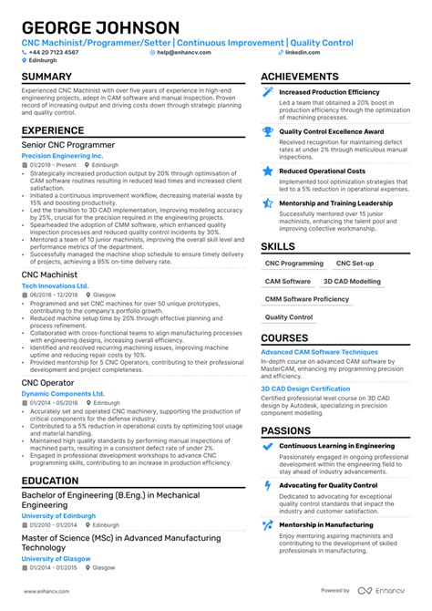 Programmer CV Examples Guide For