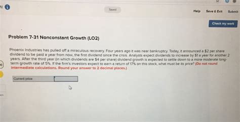 Solved Saved Help Save And Exit Submit Check My Work Problem