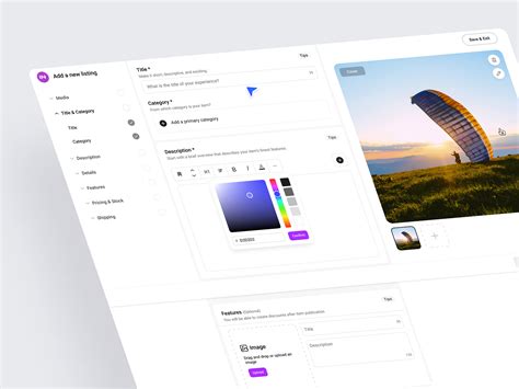 adding products process by cristian luchian on dribbble