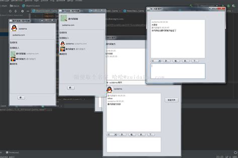 java swing连接mysql数据库高仿qq客户端 支持群聊和私聊发送文件 代码 最代码