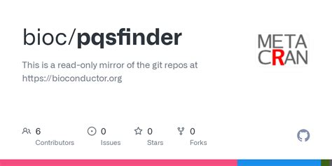 github bioc pqsfinder this is a read only mirror of the git repos at