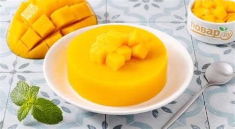 Желе из манго