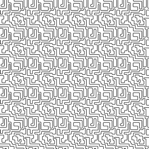 Premium Vector Abstract Geometric Line Seamless Pattern Graphic Stripes Maze Drawing