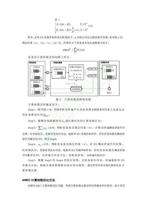 【论文】面向时延和能耗联合优化的mec计算卸载策略 嘉兴大学信息网络与智能研究院