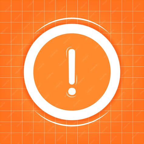 Premium Vector Warning And Message Concept Represented By Exclamation