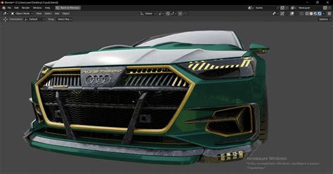 Audi A7 Custom Body Kit 3d Model Cgtrader