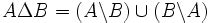 Symmetric Difference Conservapedia