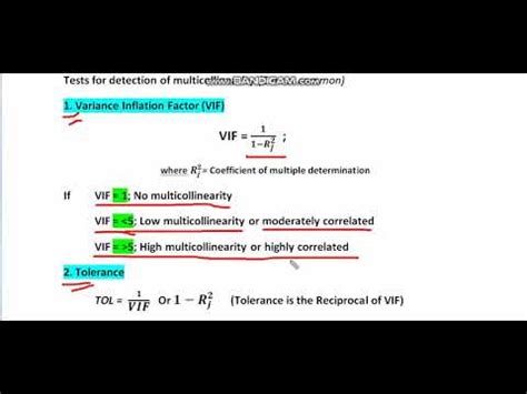 Multicollinearity Detection And Removal YouTube