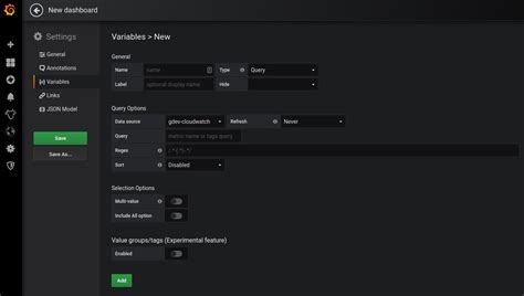 Cannot Create Query Variables · Issue 16298 · Grafanagrafana · Github