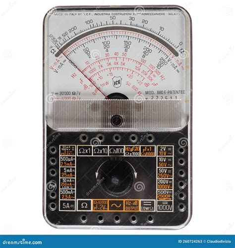 ICE E Analog Multimeter Editorial Stock Photo Image Of Milano European