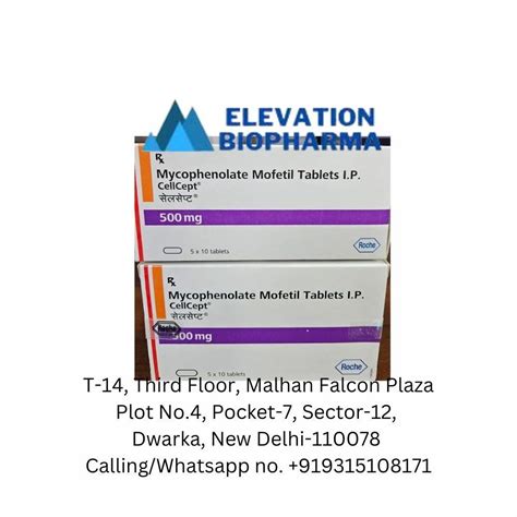 Cellcept Tablet 500 Mg At ₹ 700 Stripe In New Delhi Id 2853367831197