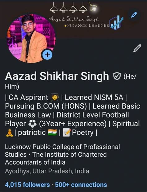 Aazad Shikhar Singh On Linkedin Support Regard 4kfollowers Linkdin