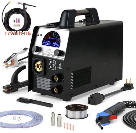 4 In 1 Lasmachine Gas Mig Lasmachine Lasapparaat Digitaal