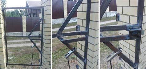Сделать калитку своими руками из профильной трубы профнастила металла дерева чертежи схемы