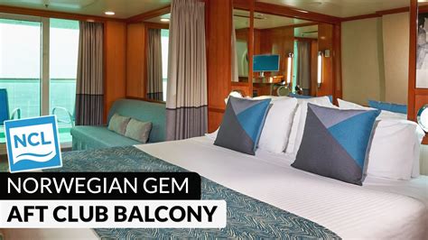 Ncl Gem Aft Club Balcony Suite Tour And Review 4k Norwegian Cruise