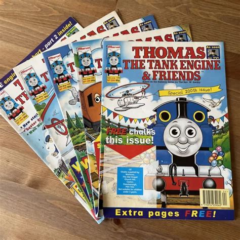 4 X Marvel Thomas Tank Engine And Friends Comics Issues 122123124125
