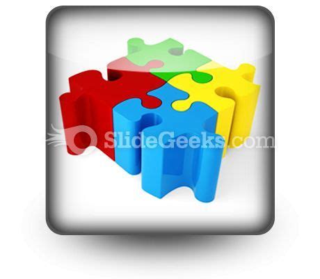 Puzzle ConnectedPowerPoint Icon S