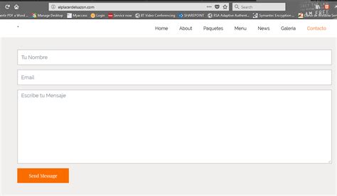HTML Ayuda Formulario De Contacto HTML