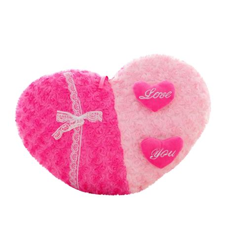 Heart Shape Plush Pillows And Novel Love Shaped Fo Grandado