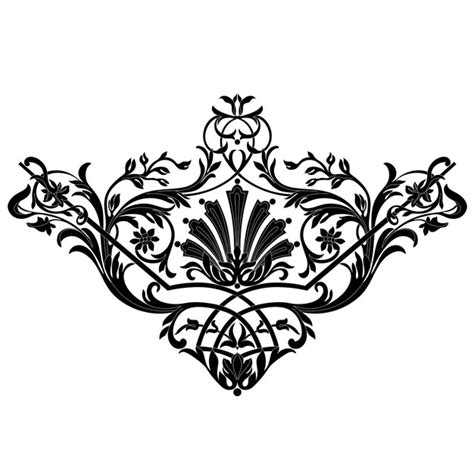 Premium Vector Vintage Baroque Scroll Ornament Engravingfloral Retro