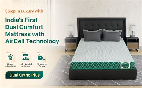 Sleepyhug Aircell Ortho Dual Comfort Plus Orthopedic Mattress With