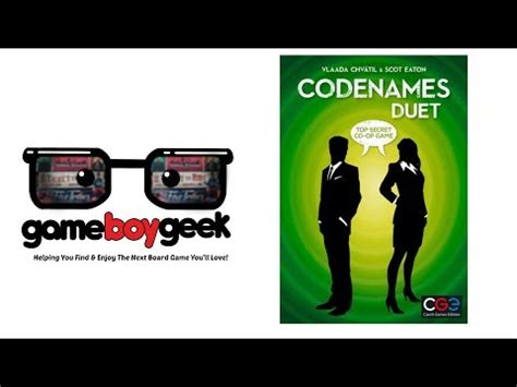 Codenames Duet Board Game BoardGameGeek