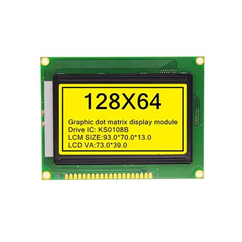 High Definition Dot Matrix Lcd Display 128x64 Graphics