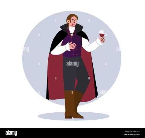 Vampire Drink Blood Vector Stock Vector Image And Art Alamy