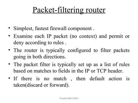 firewall and its configurations ppt