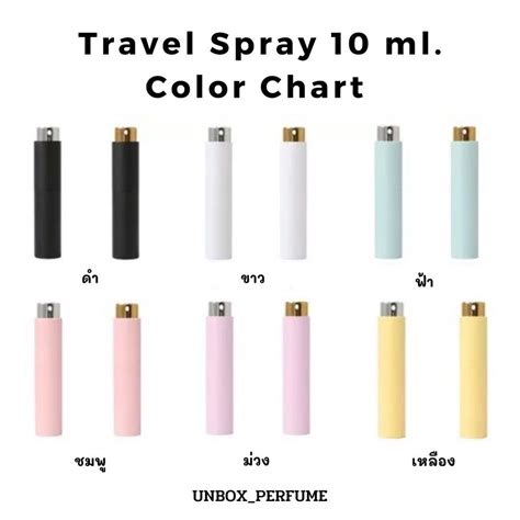 ขวดสเปรย์พกพา ขวดแบ่งน้ำหอมพกพา ขวดสเปรย์เปล่า Travel Spray แบบหมุนเปิด สวยพกพาอย่างดี Perfume