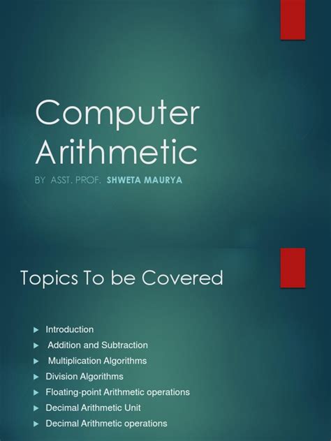 Unit 3 Of Computer Architecture Pdf Binary Coded Decimal Arithmetic