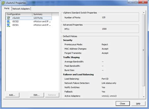 Creating Iscsi Multipath Io Network In Vsphere V5 With Readynas As A Storage My It Notes