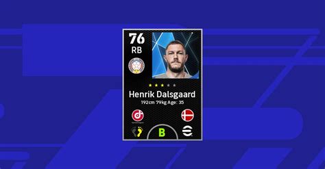 Estatisticas De Henrik Dalsgaard En Efootball